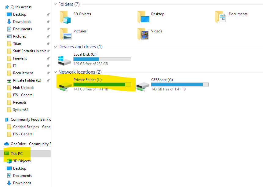 How to Resync an L: Drive Folder after a Username Change
